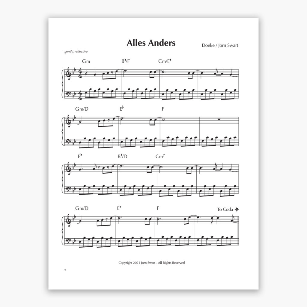 Doeke – Vooruit (Digital Sheet Music) - Jorn Swart
